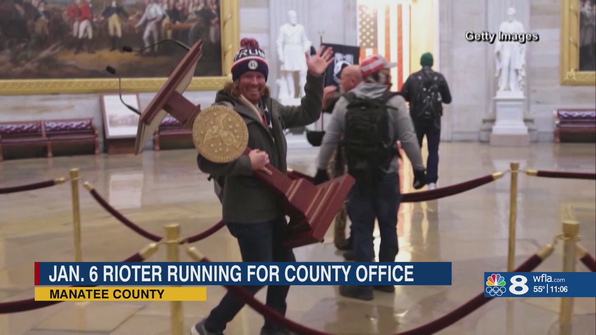 Jan. 6 riot ‘Lectern Guy’ discusses choice to run for Manatee County ...