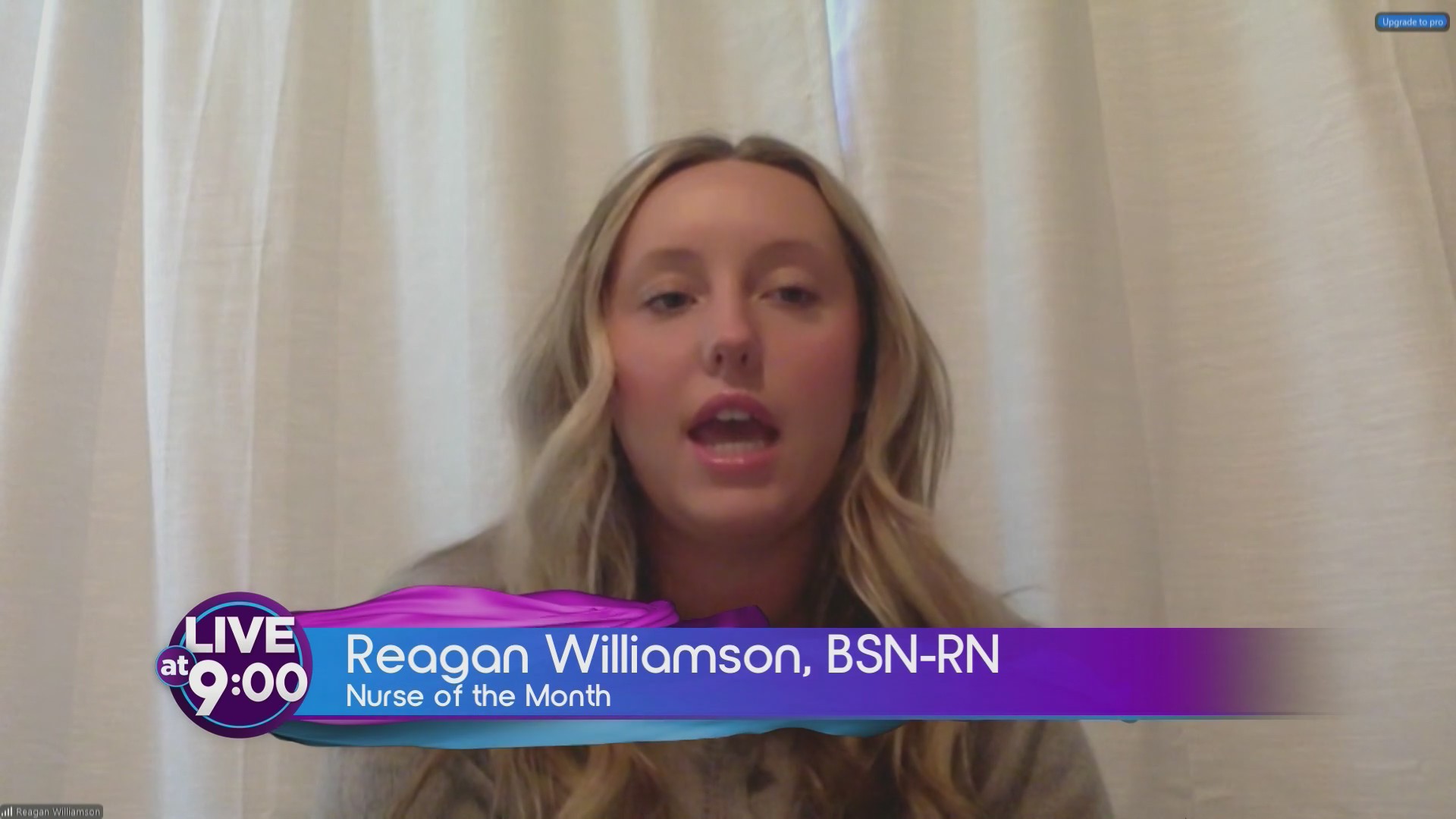 Nurse of the Month Reagan Williamson honored at Regional One Health ...