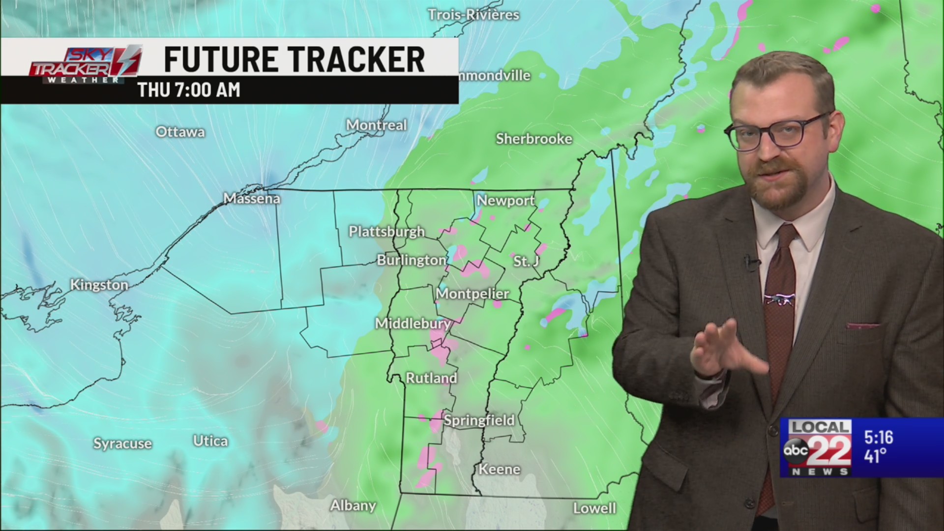 Sloppy system arrives overnight through Thursday – ABC22 & FOX44