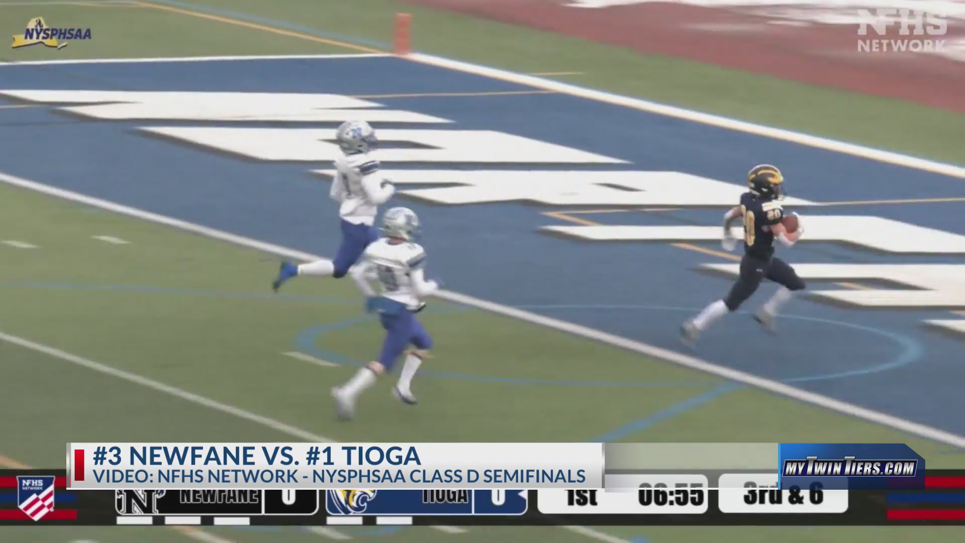 Tioga football holds off Newfane to return to state championship game ...