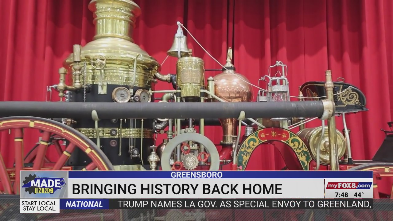Historic Greensboro fire truck comes home – FOX8 WGHP