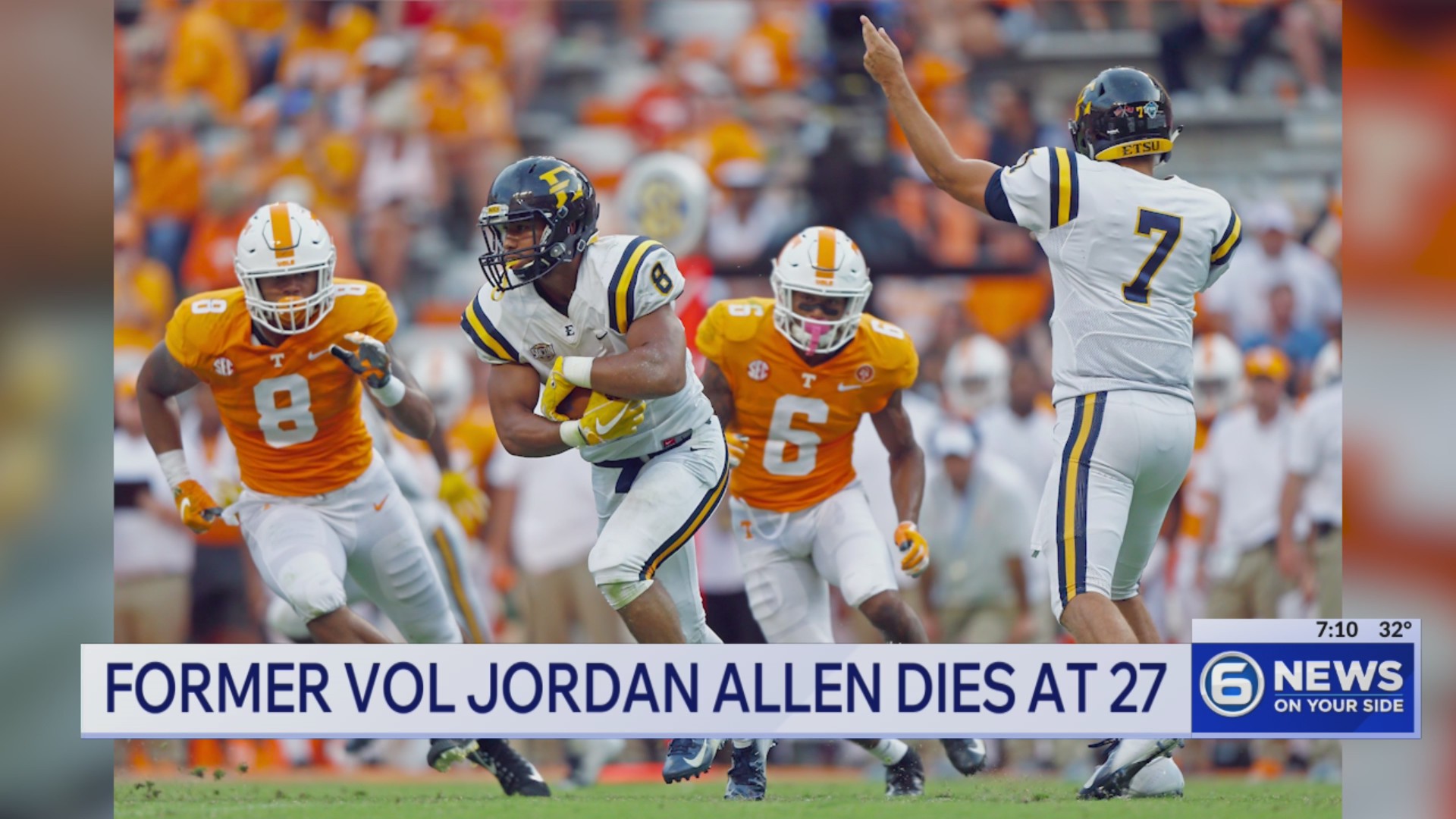 Former University of Tennessee linebacker Jordan Allen dies at 27 ...