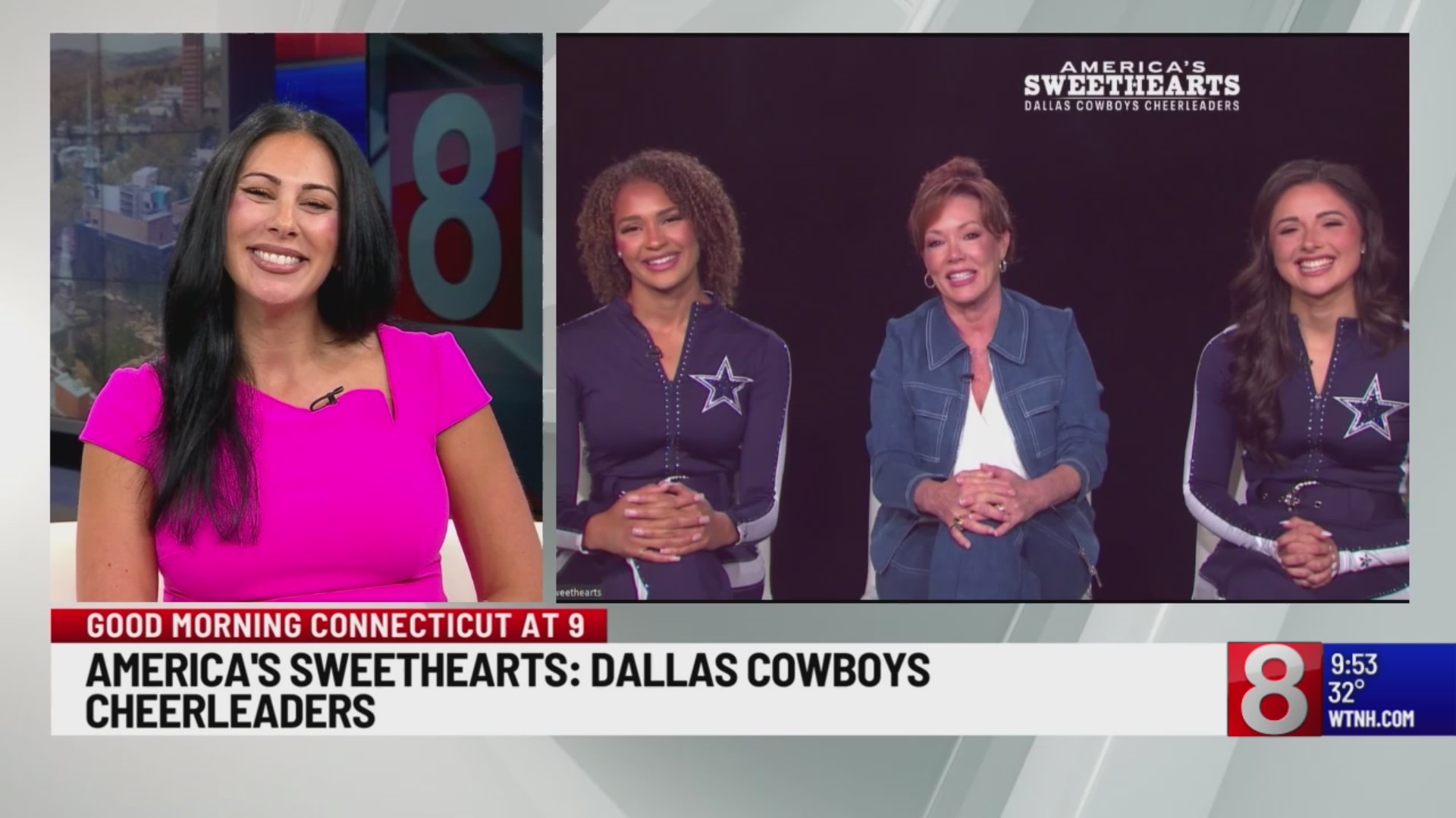 Dallas Cowboys cheerleaders join Good Morning Connecticut at 9 a.m ...