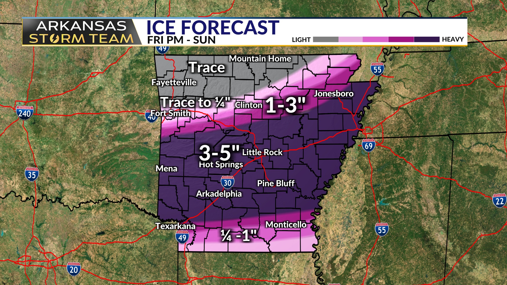 One Day From The Big Winter Storm – KLRT – FOX16.com