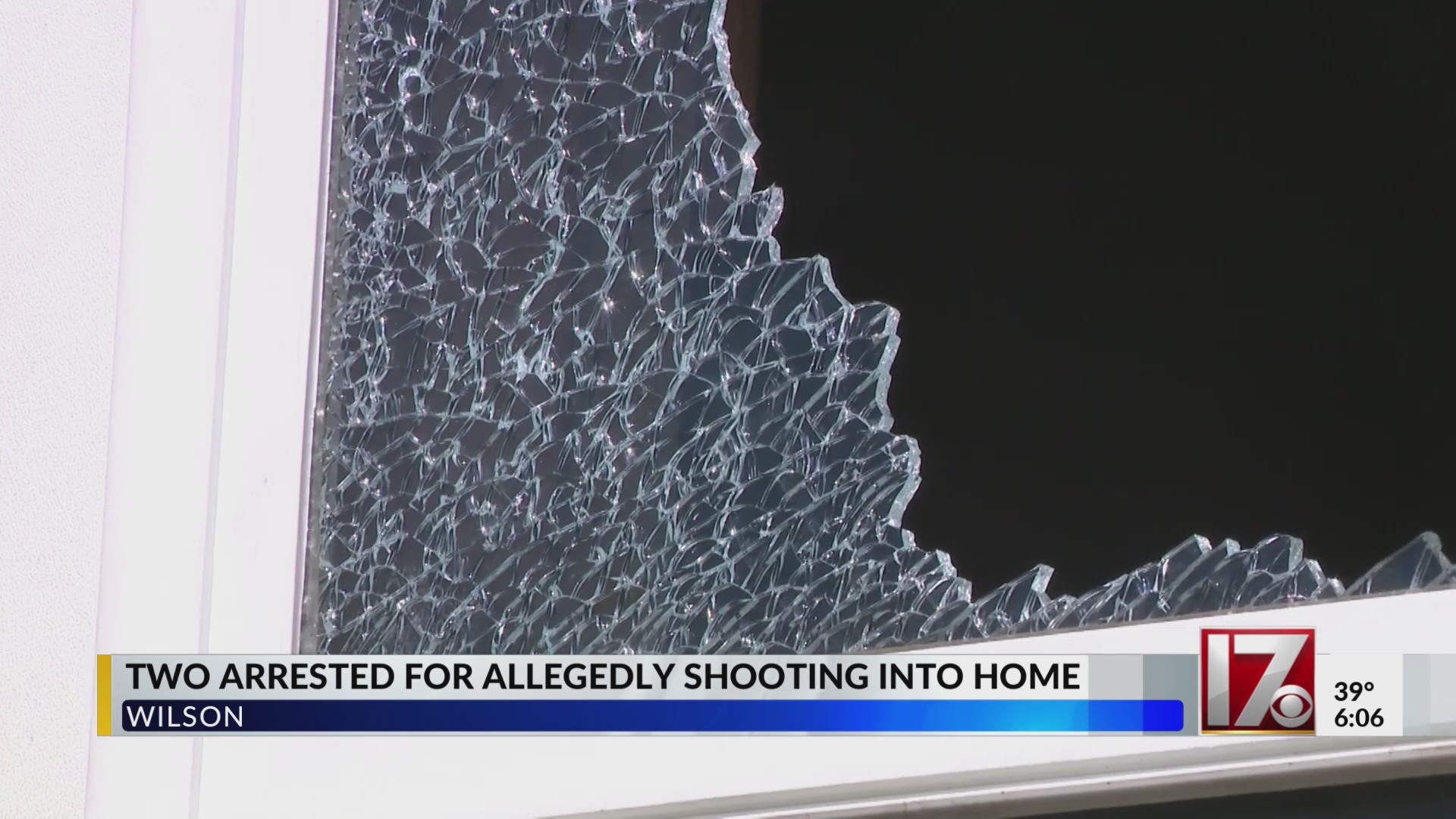 Two arrested for allegedly shooting into Wilson home – CBS17.com