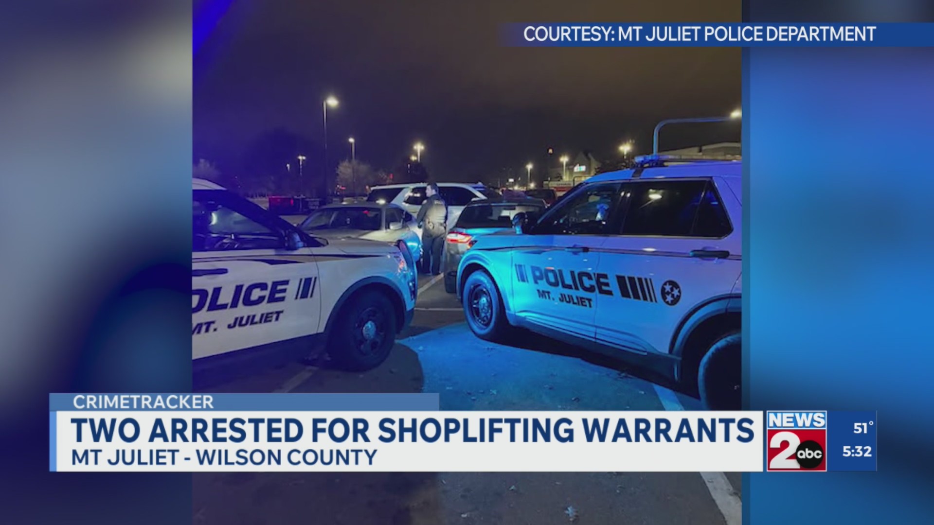 2 wanted people arrested after Mt. Juliet officers investigate 2 ...