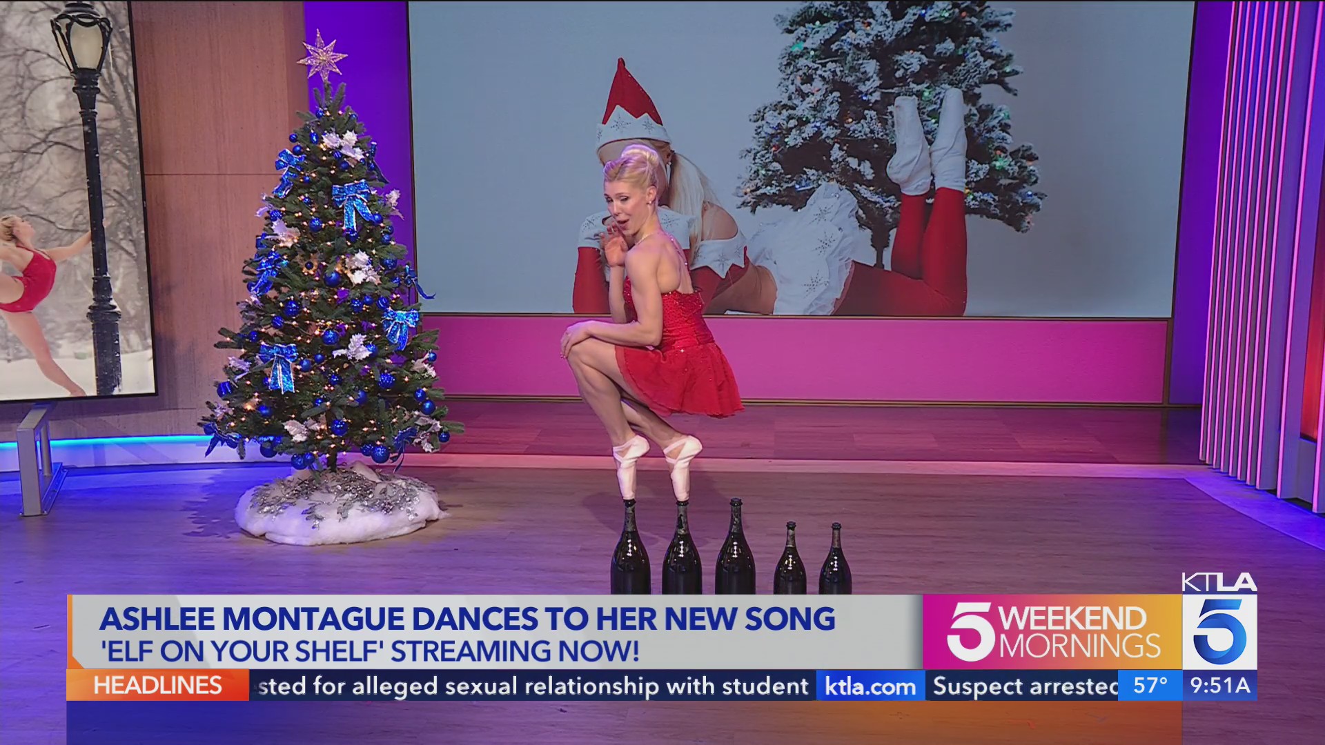 Extreme Ballerina Ashlee Montague Dances to her New Song ‘Elf on Your ...