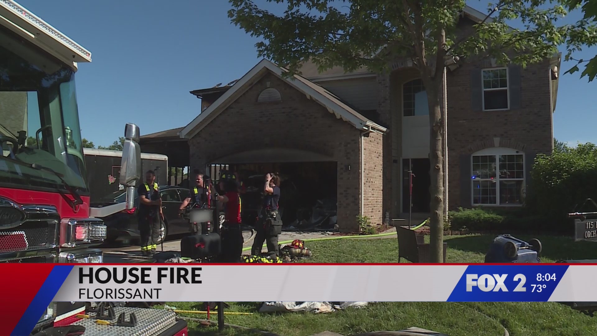 Garage fire in Florissant home destroys car, no injuries – FOX 2