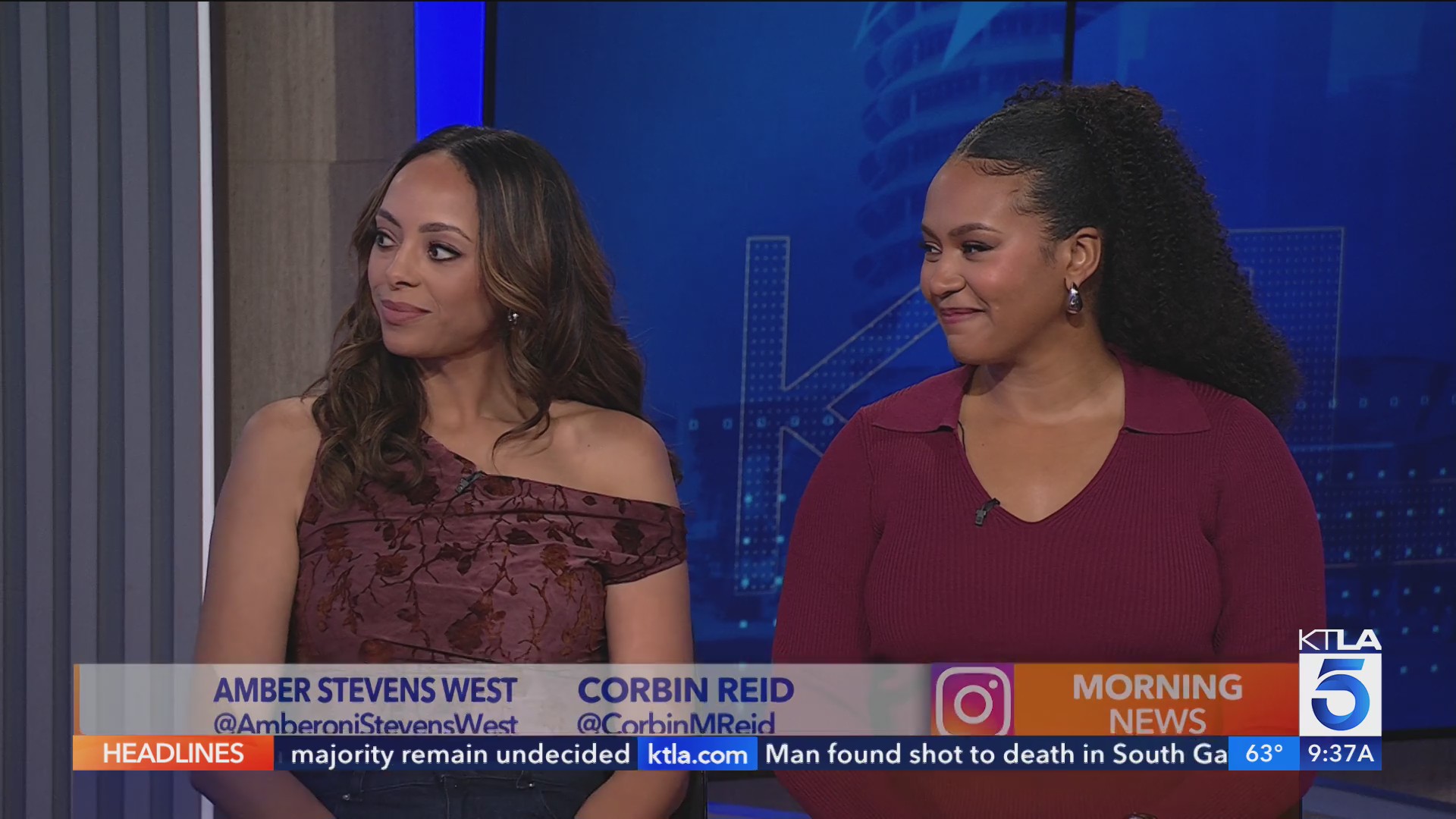 Amber Stevens West and Corbin Reid reunite in ‘The Christmas Showdown ...