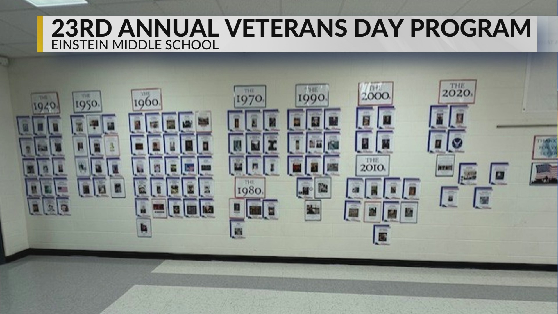 23rd Annual Veterans Day Program at Einstein Middle School – WFRV Local ...
