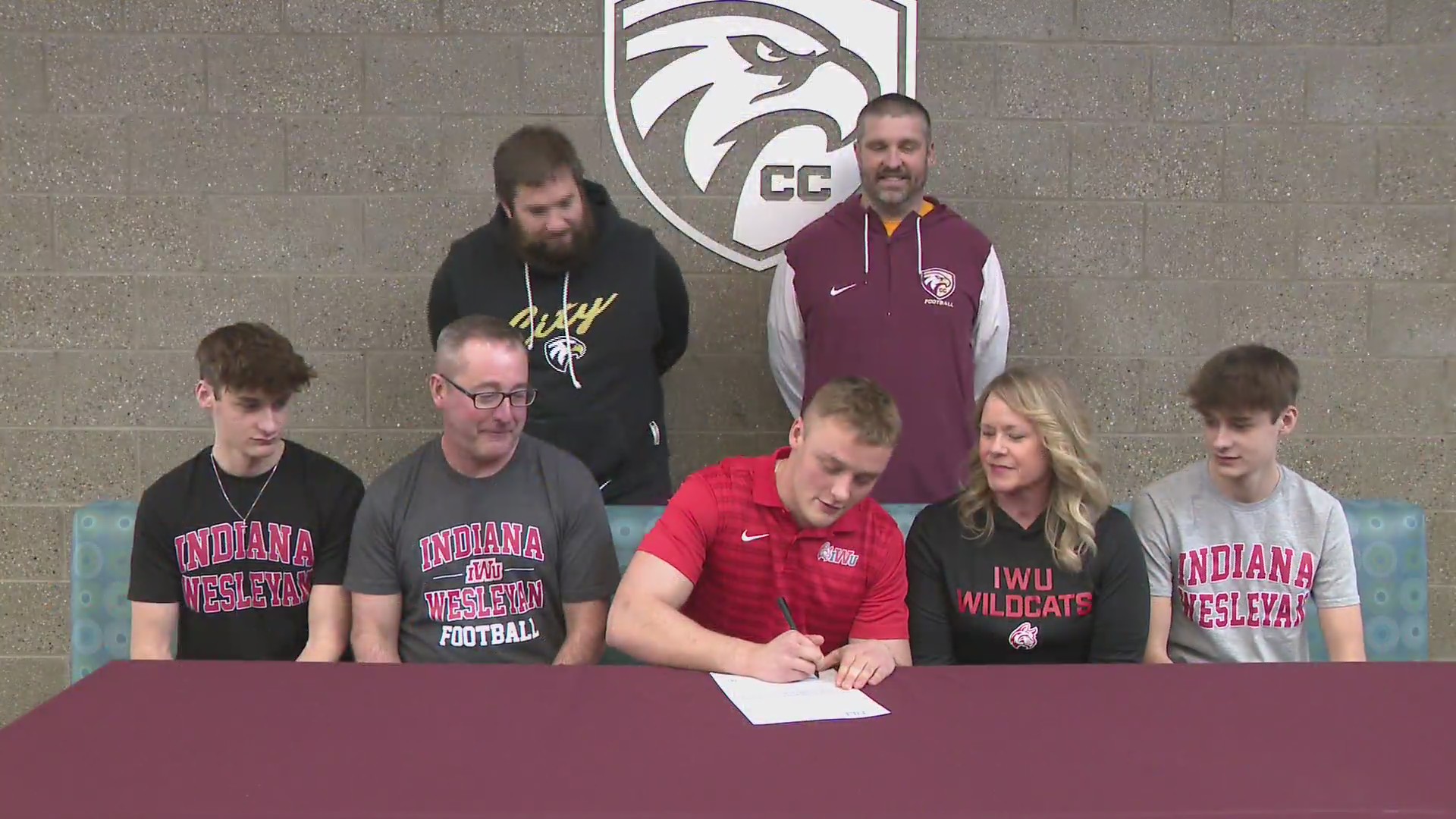 Columbia City football’s Sam Bean, Trace Parrish, and Gavin Smith sign ...
