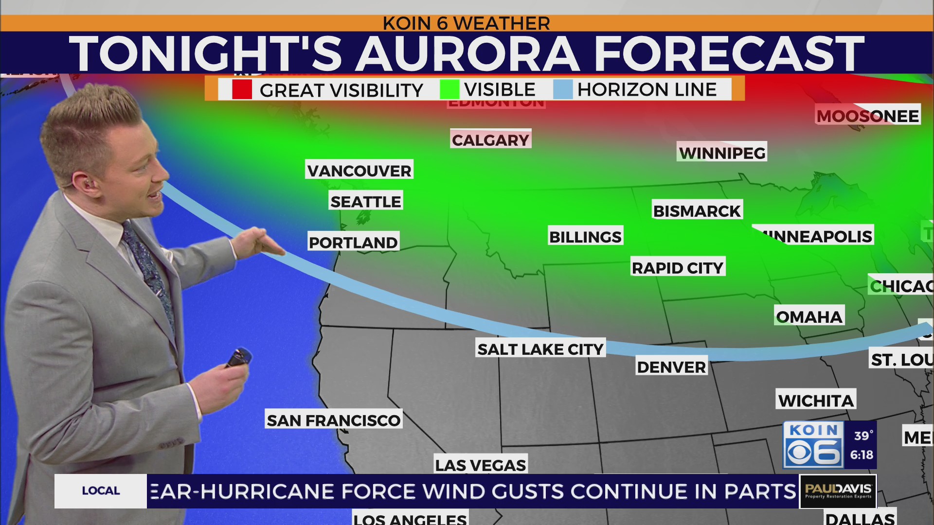Aurora chances increase as skies remain dry in the PNW – KOIN.com