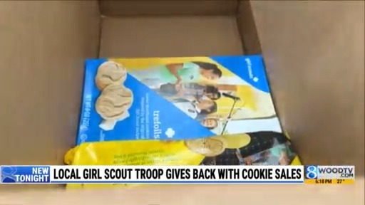 Local Girl Scout troop gives back with cookie sales – WOODTV.com
