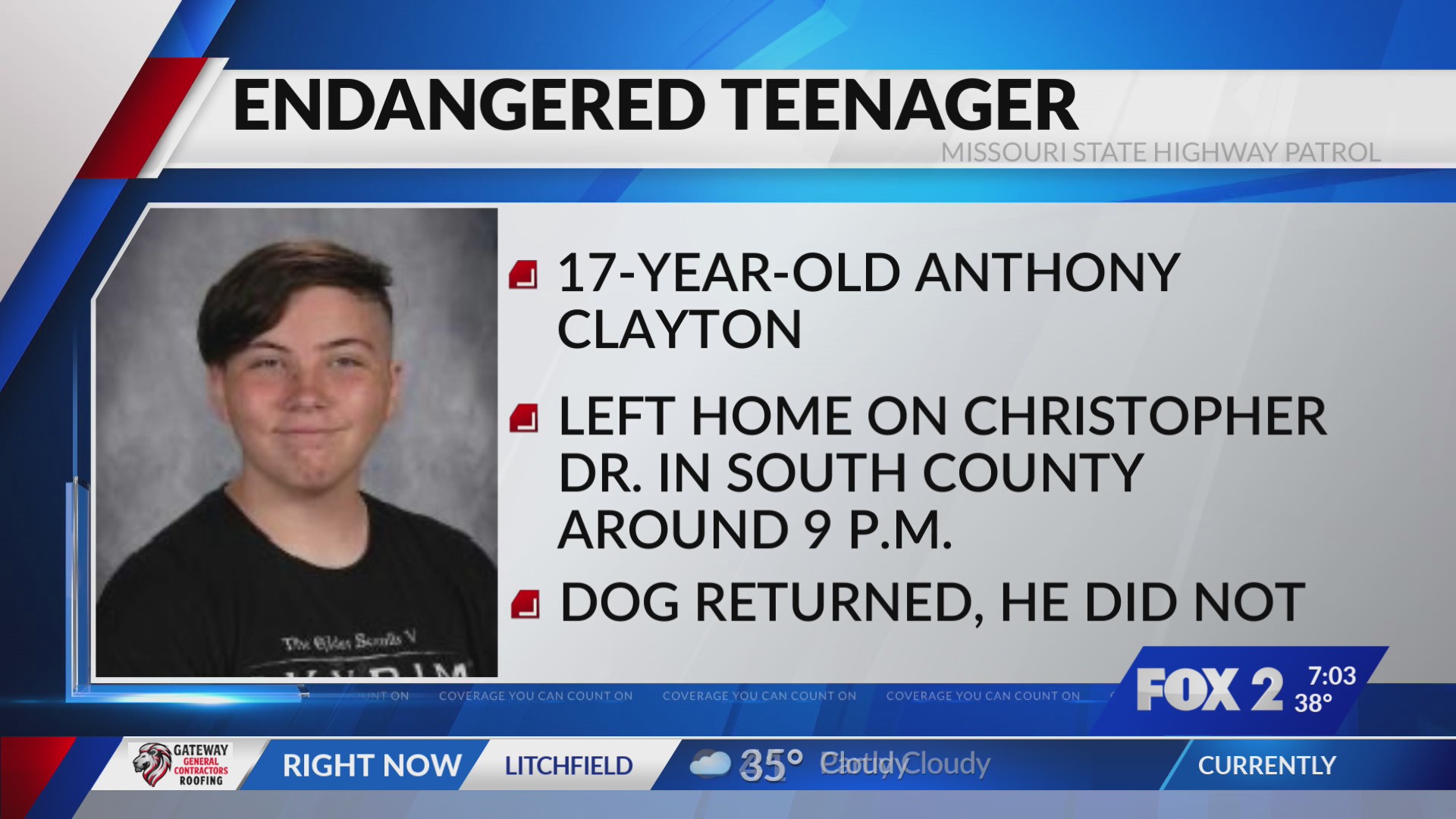 Endangered Person Advisory issued for missing teen in south St. Louis ...