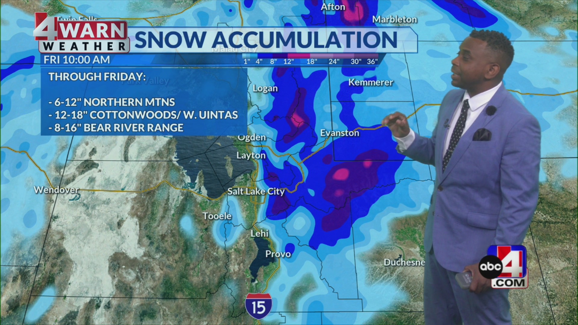 Another round of April mountain snow and potential valley snow for the ...