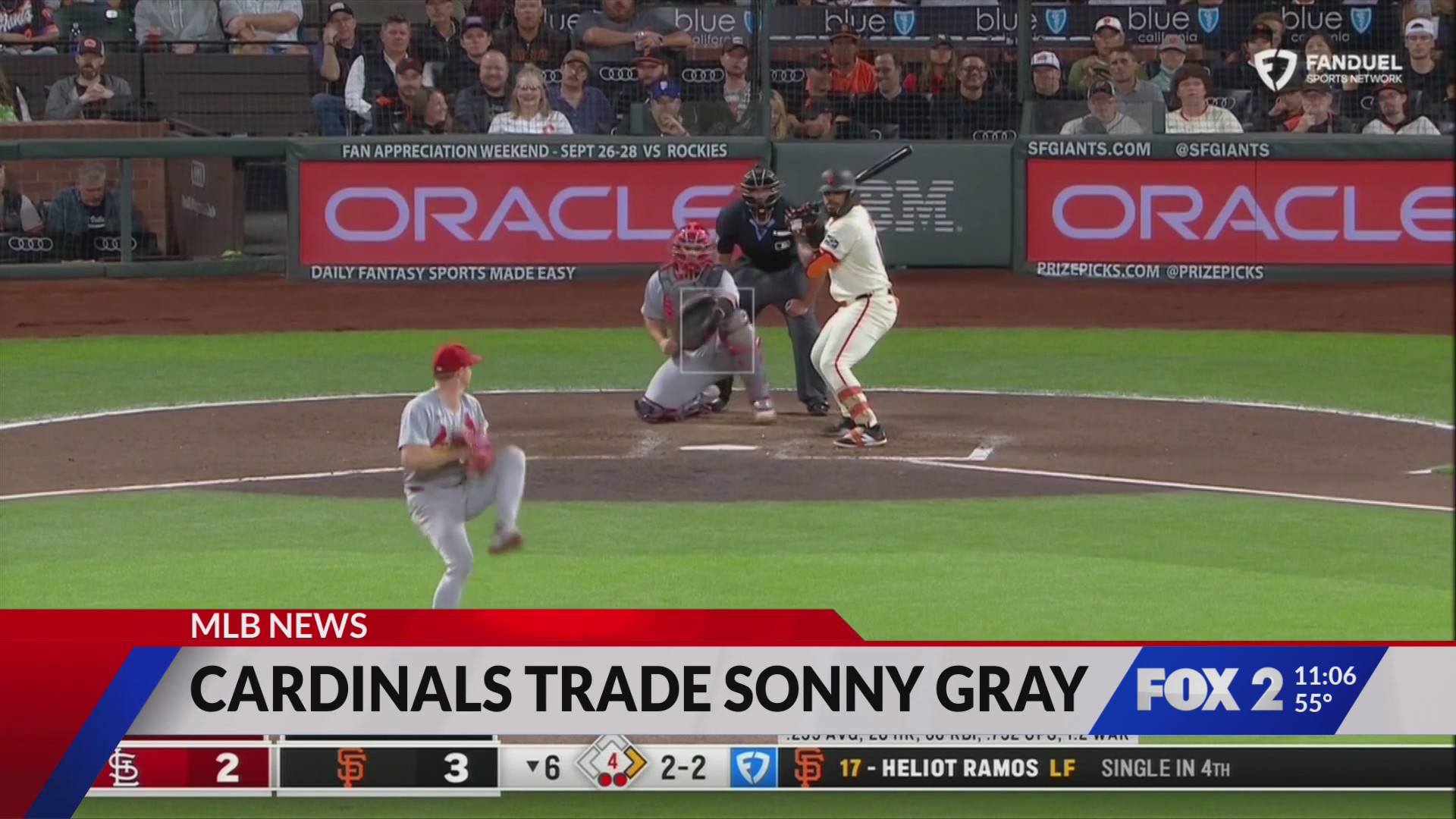 St. Louis Cardinals trade Sonny Gray to Boston Red Sox – FOX 2