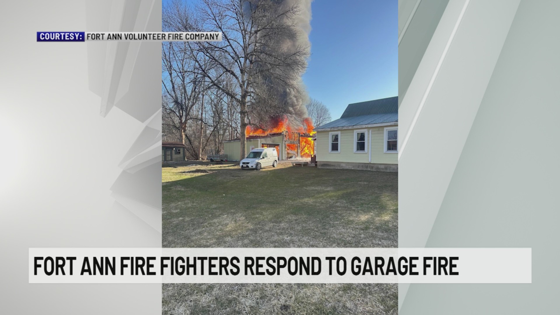 Fort Ann firefighters respond to garage fire – NEWS10 ABC