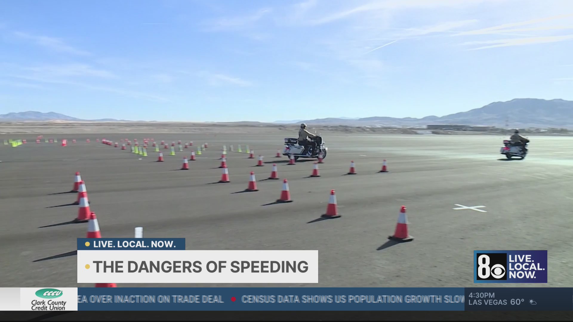 Las Vegas Metro police show how speeding contributes to car crashes – KLAS