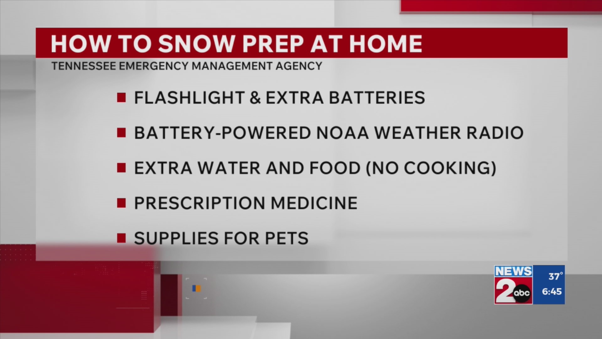How to prepare for snow at home – WKRN News 2