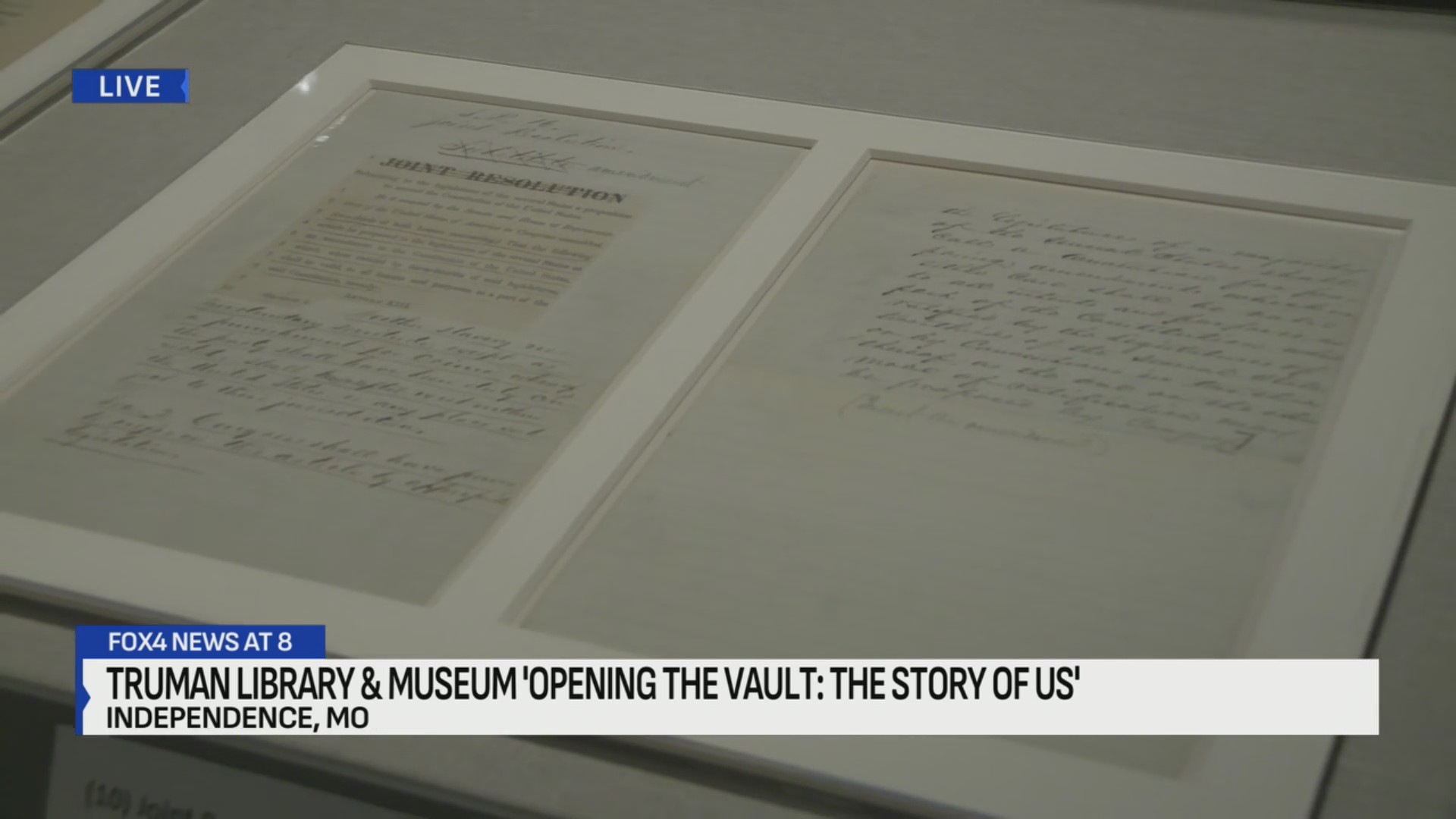 New exhibit at Truman Library showcases artifacts that defined America ...