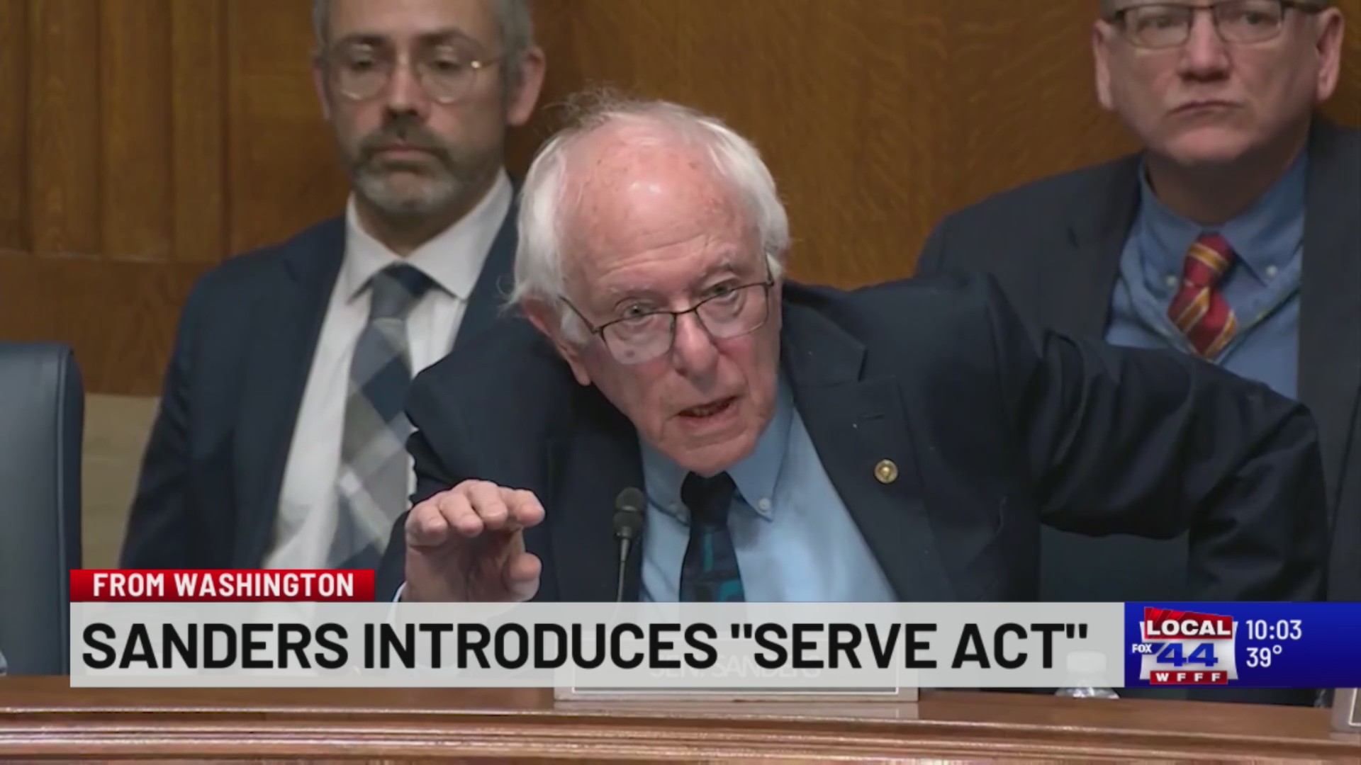 Sen. Sanders introduces SERVE Act – ABC22 & FOX44