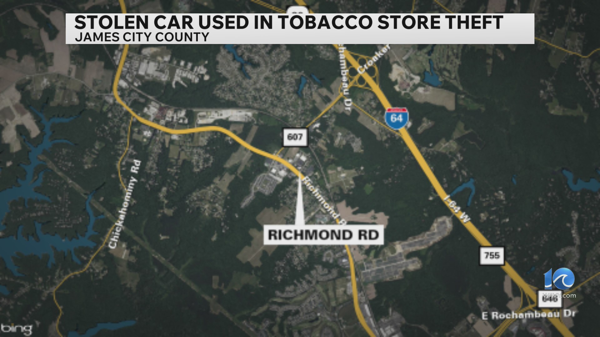 James City County Police investigate break-in on Richmond Rd – WAVY.com