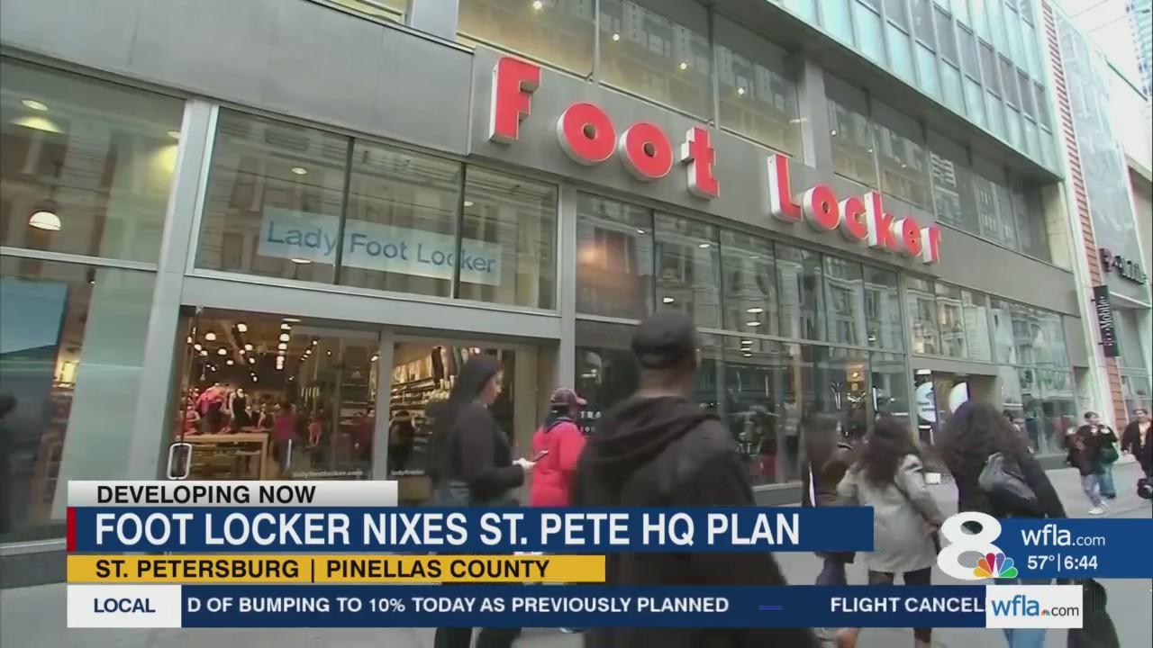Foot Locker cancels plan to relocate headquarters to St. Petersburg – WFLA