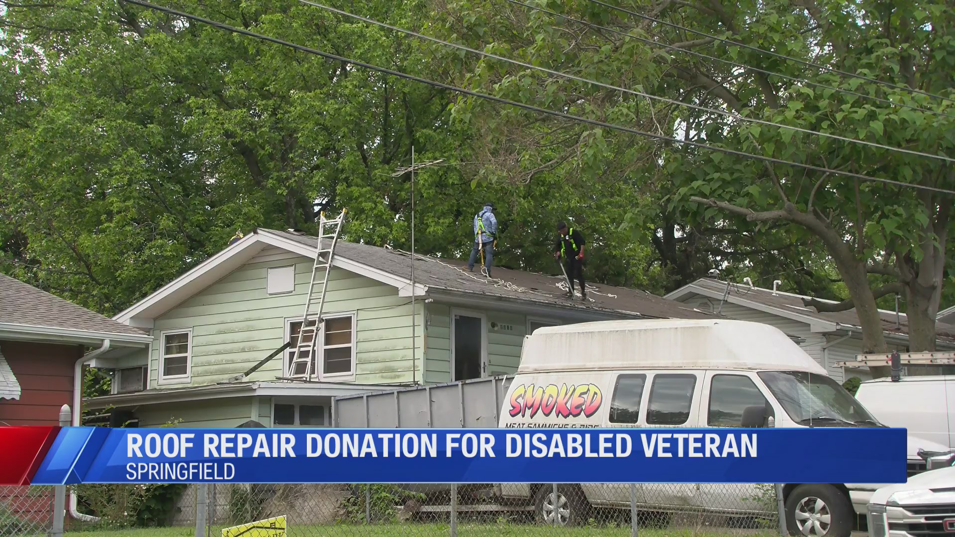 Springfield veteran receives free roof after alleged storm repair scam ...