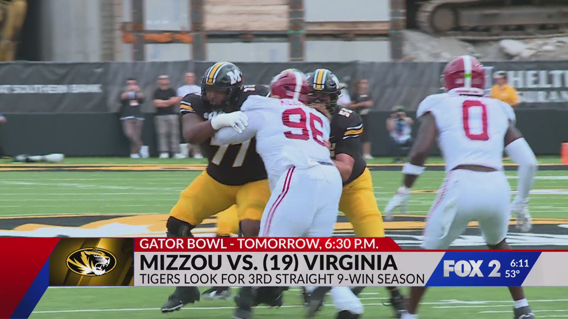 Mizzou vs. Virginia: 2025 Gator Bowl Preview – FOX 2