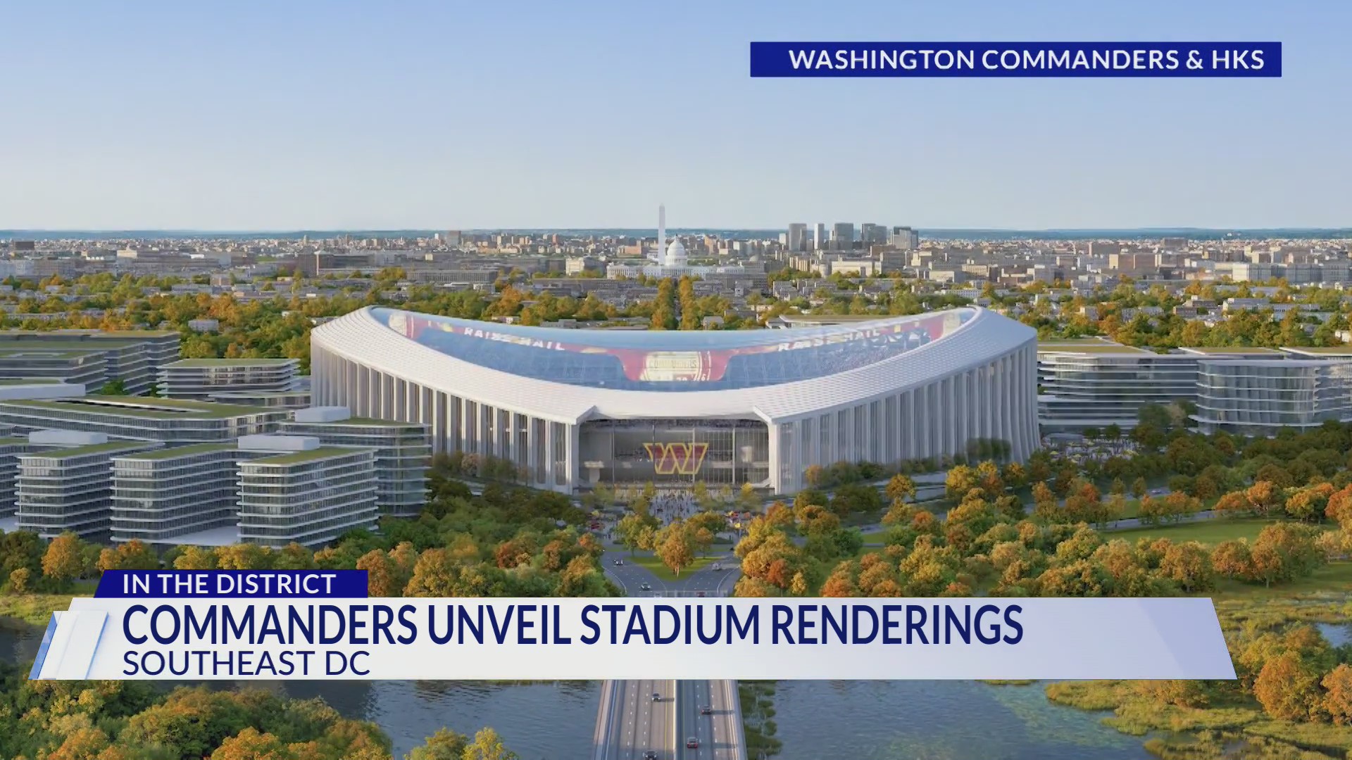 Commanders unveil new stadium renderings – DC News Now | DC, Virginia ...