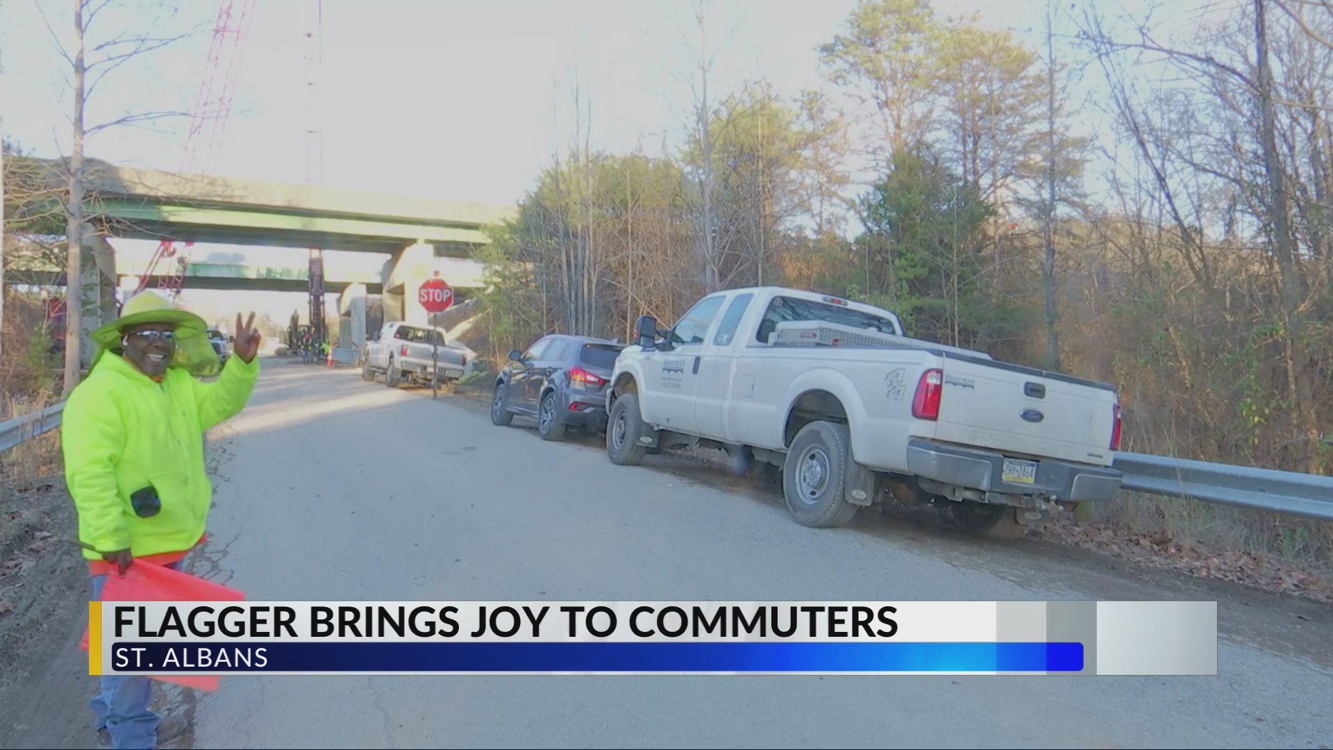 Community gives back to ‘happy flagger’ on I-64 – WOWK 13 News