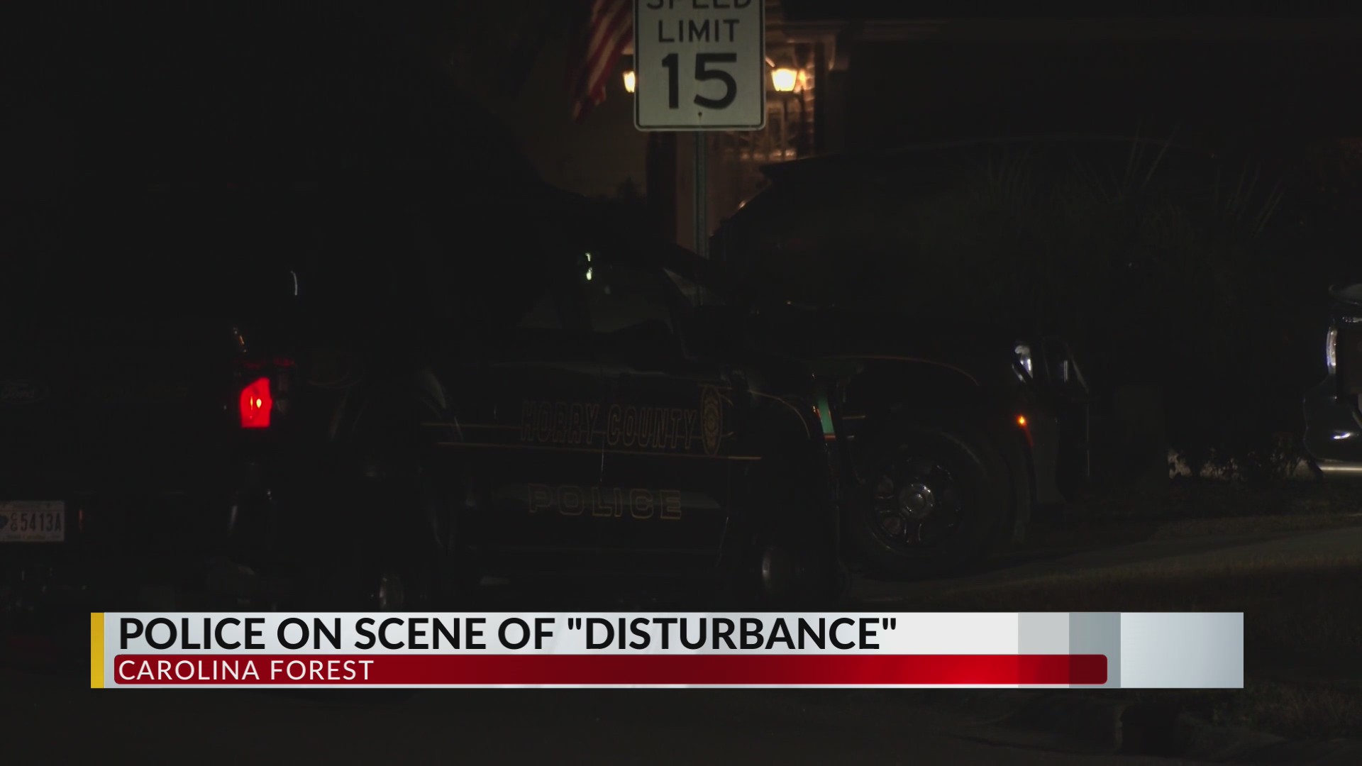 Horry County police on scene of disturbance with large presence – WBTW