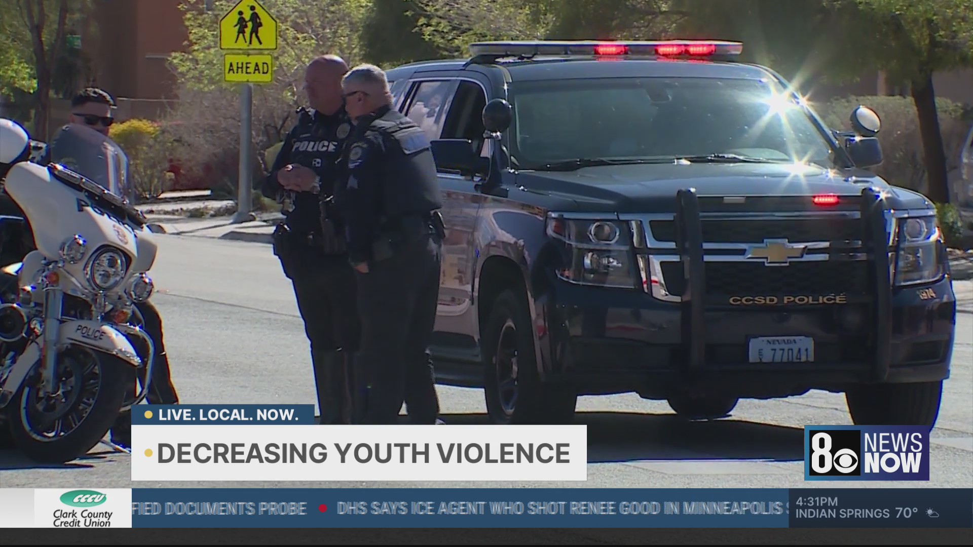 Las Vegas volunteer program helps reduce campus violence – KLAS