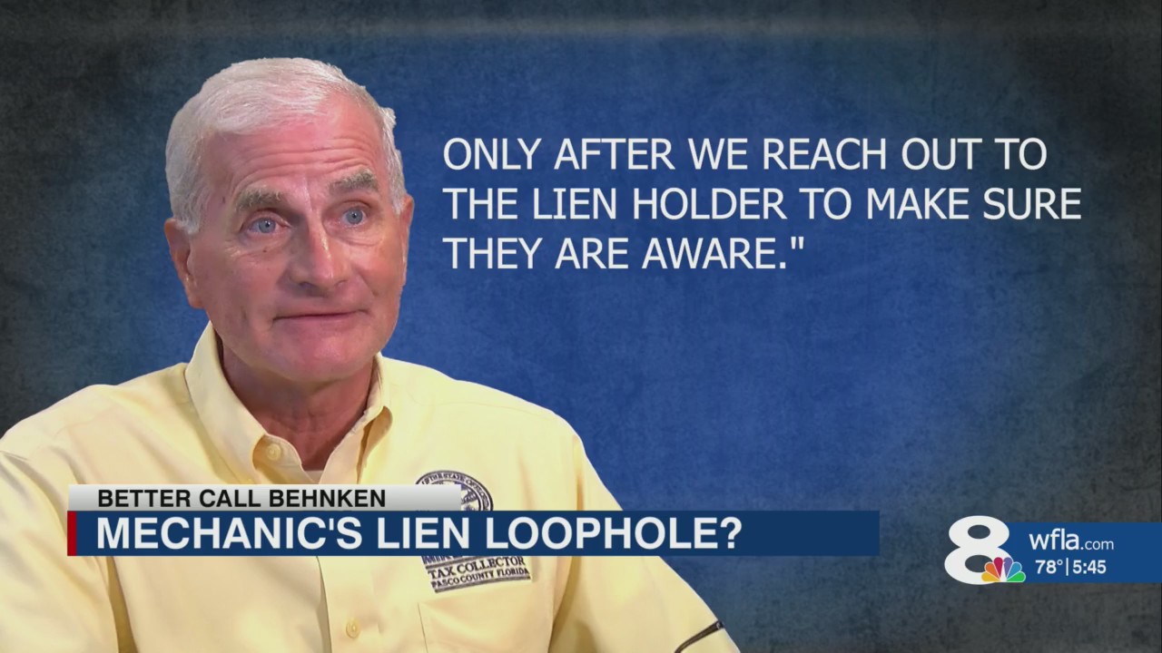 Mechanic arrest raises questions about mechanic’s lien “loophole” – WFLA