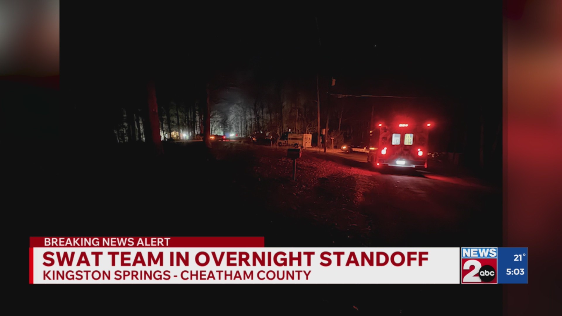 SWAT team in overnight standoff in Kingston Springs – WKRN News 2