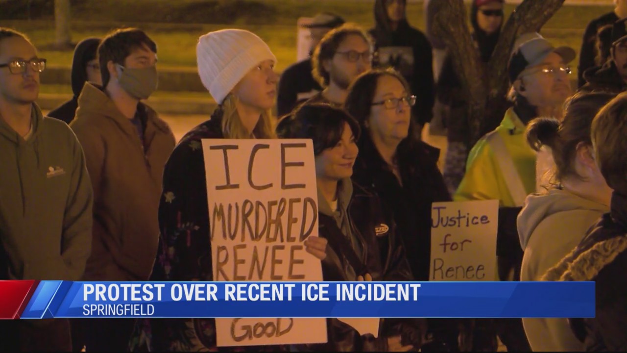 Protesters gather in Springfield after Minneapolis shooting of Renee ...