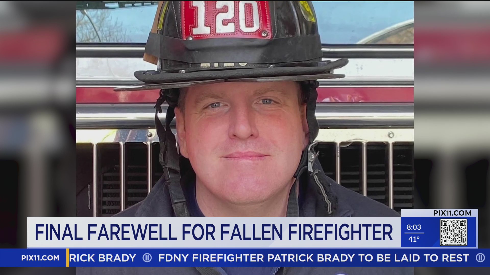 FDNY firefighter Patrick Brady to be laid to rest – PIX11