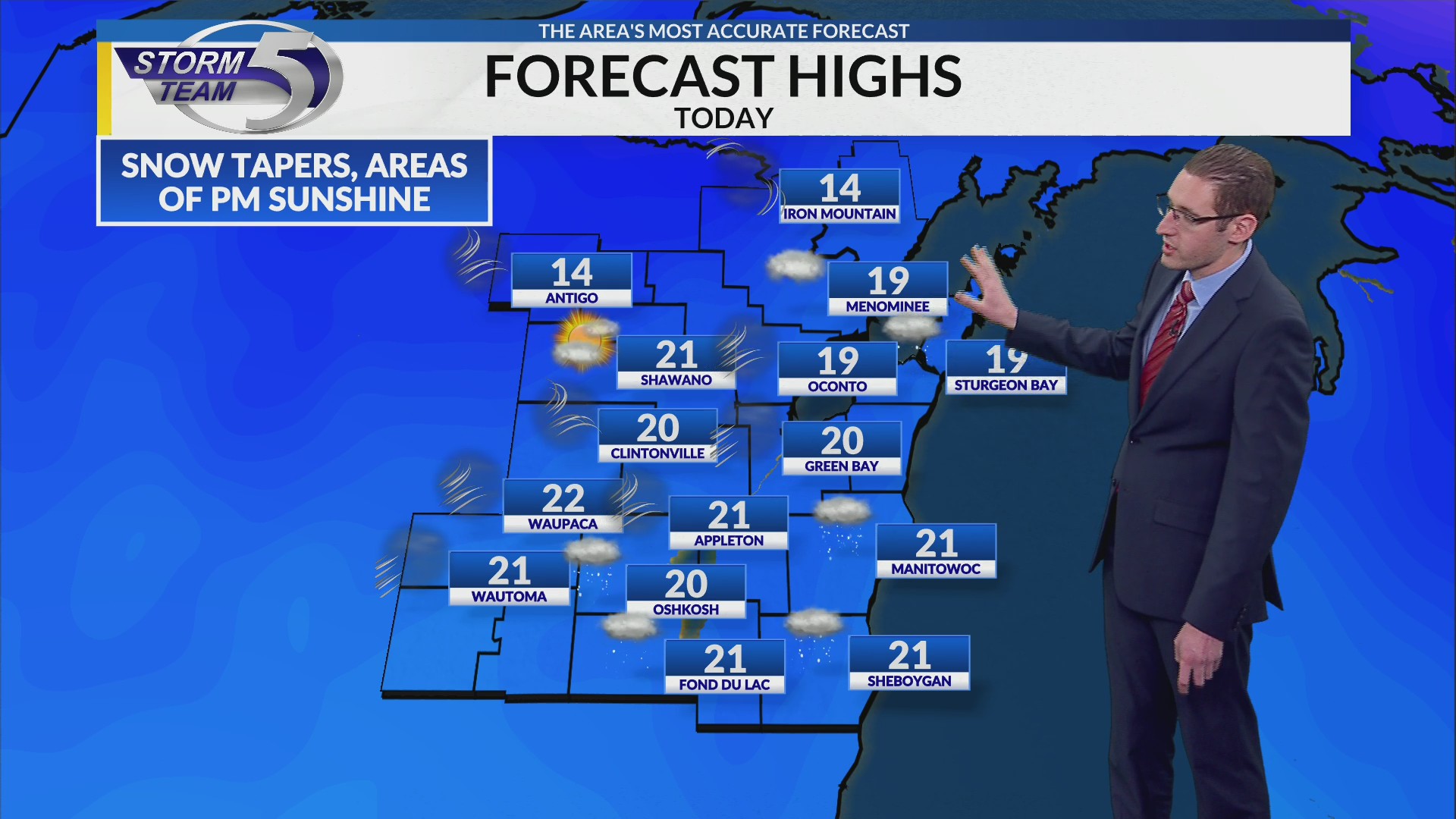 Northeast Wisconsin Afternoon Forecast 1-14-26 – WFRV Local 5 – Green ...