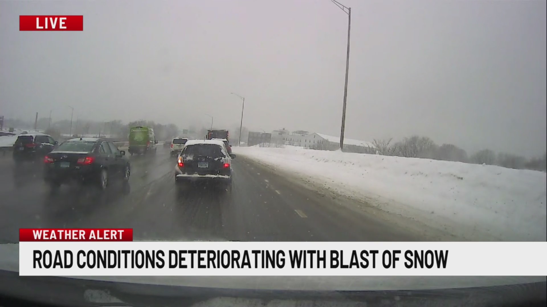 Road conditions worsening in Connecticut as it continues to snow – WTNH.com
