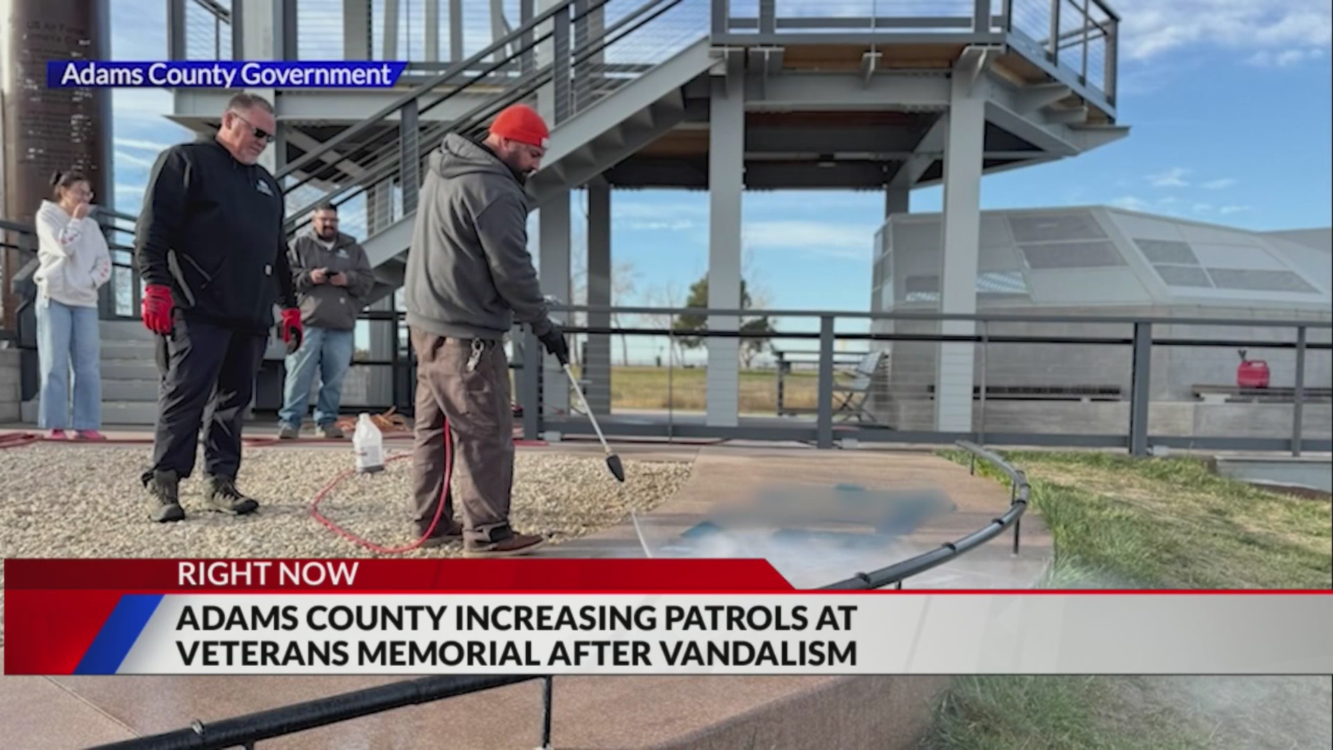 Adams County Veterans Memorial vandalized again – FOX31 Denver