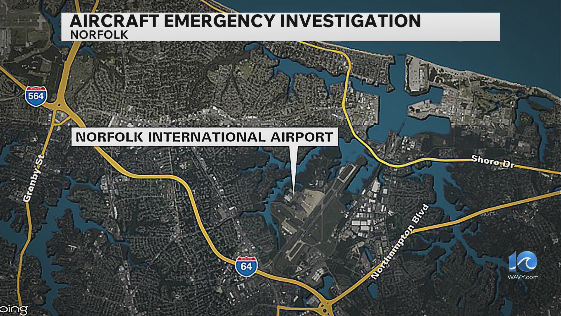 FedEx aircraft makes emergency landing at ORF Monday night – WAVY.com