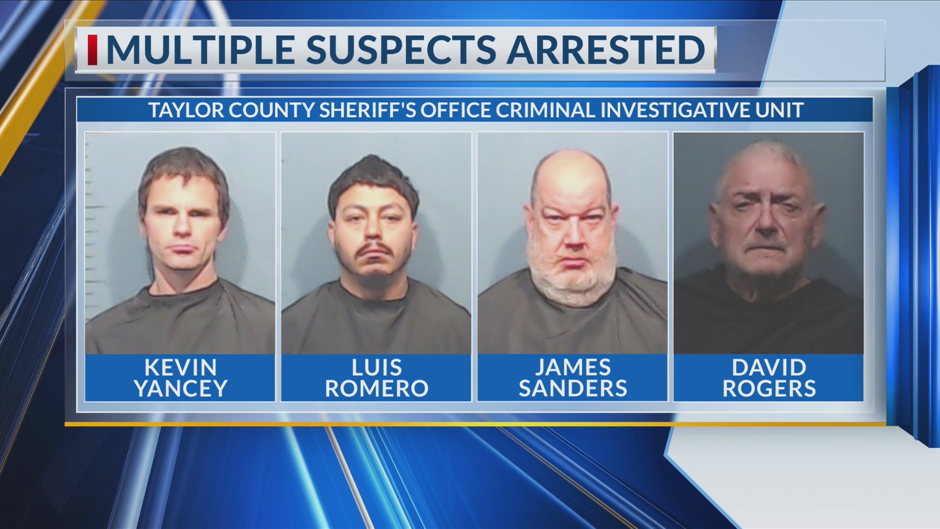 Multiple suspects arrested during Taylor County online child sex crime ...