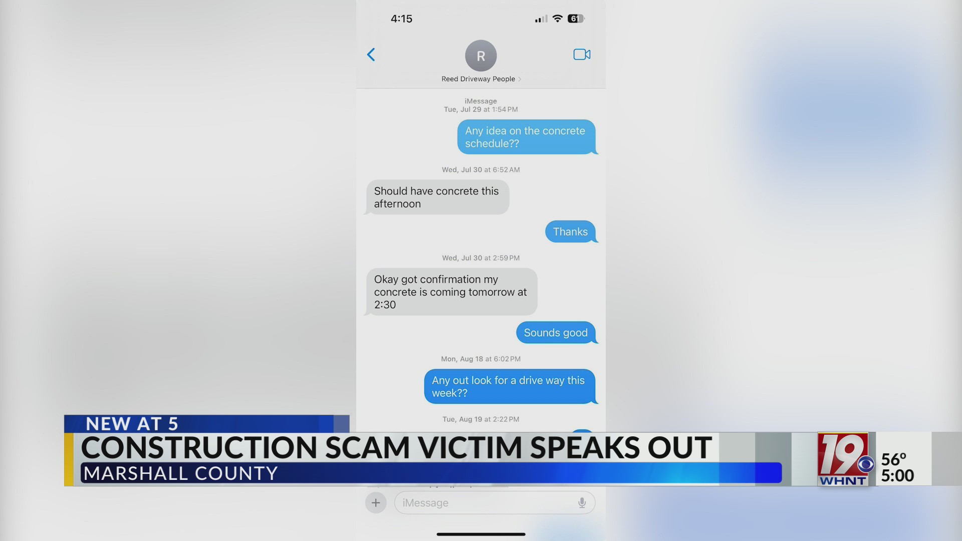 Construction Scam Victim Speaks Out | Feb. 11, 2026 | News 19 at 5:00 ...