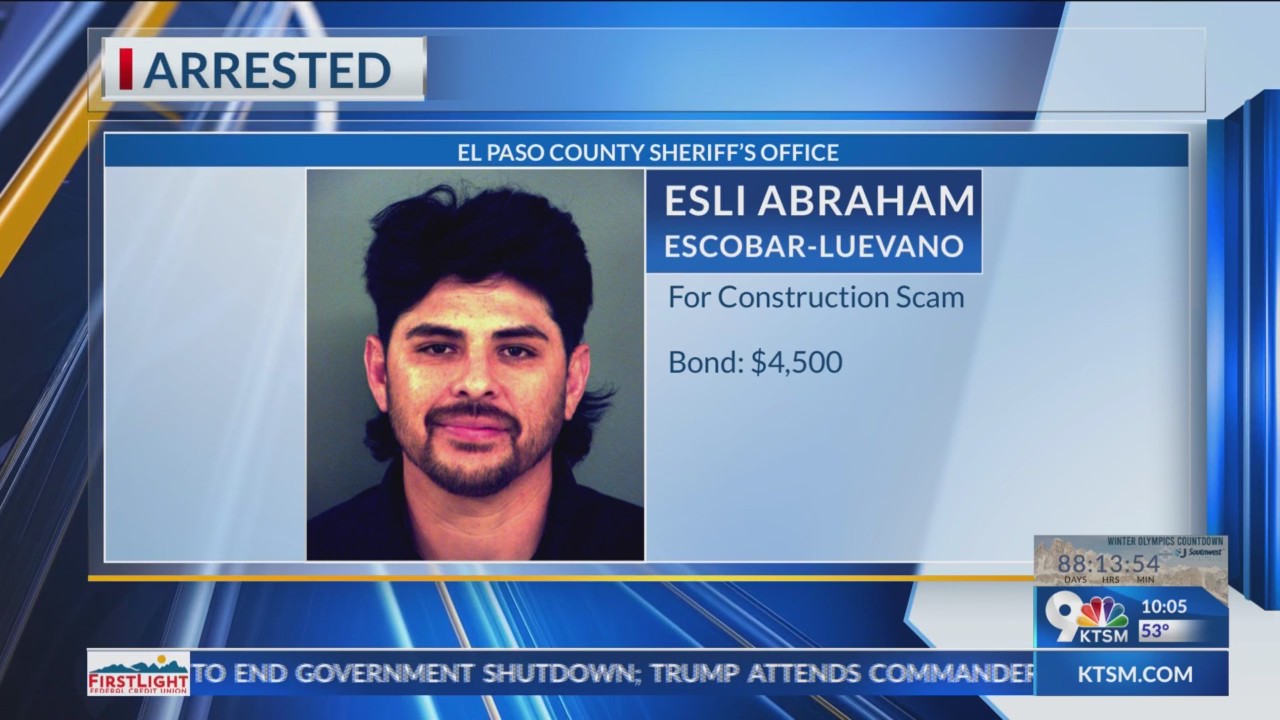 Business owner arrested in alleged construction scam – KTSM 9 News