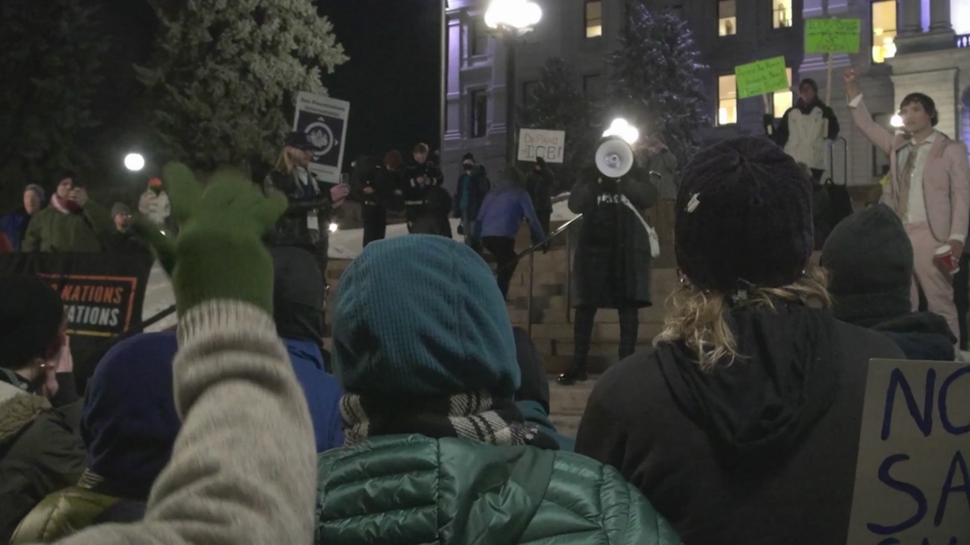 Demonstrators gather at Colorado Capitol to protest ICE, honor Renee ...