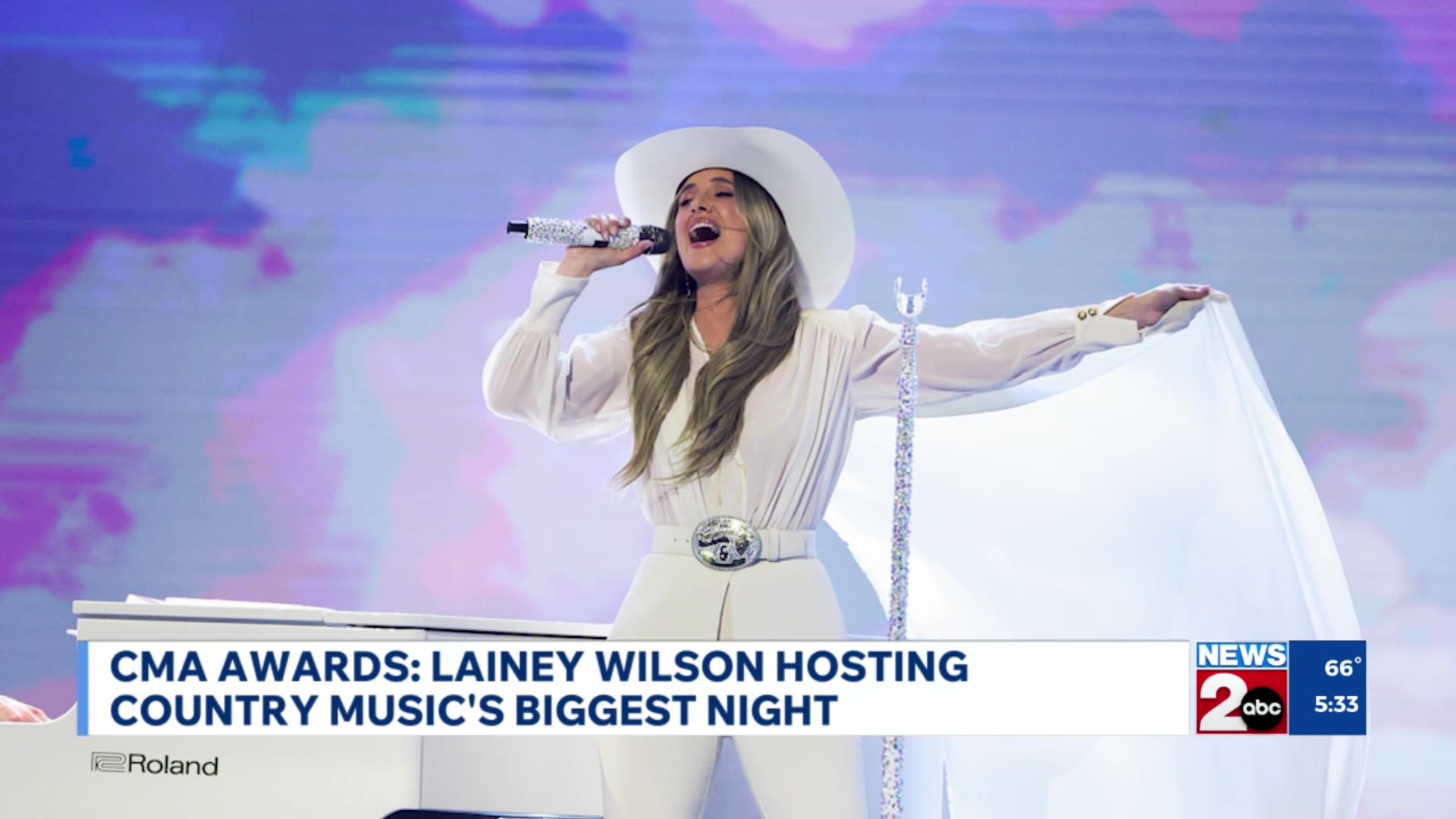 Lainey Wilson hosts 2025 CMA Awards – WKRN News 2