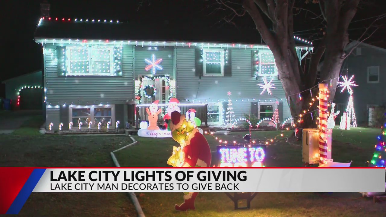 Lake City man decorates home for a good cause – WJET/WFXP/YourErie.com