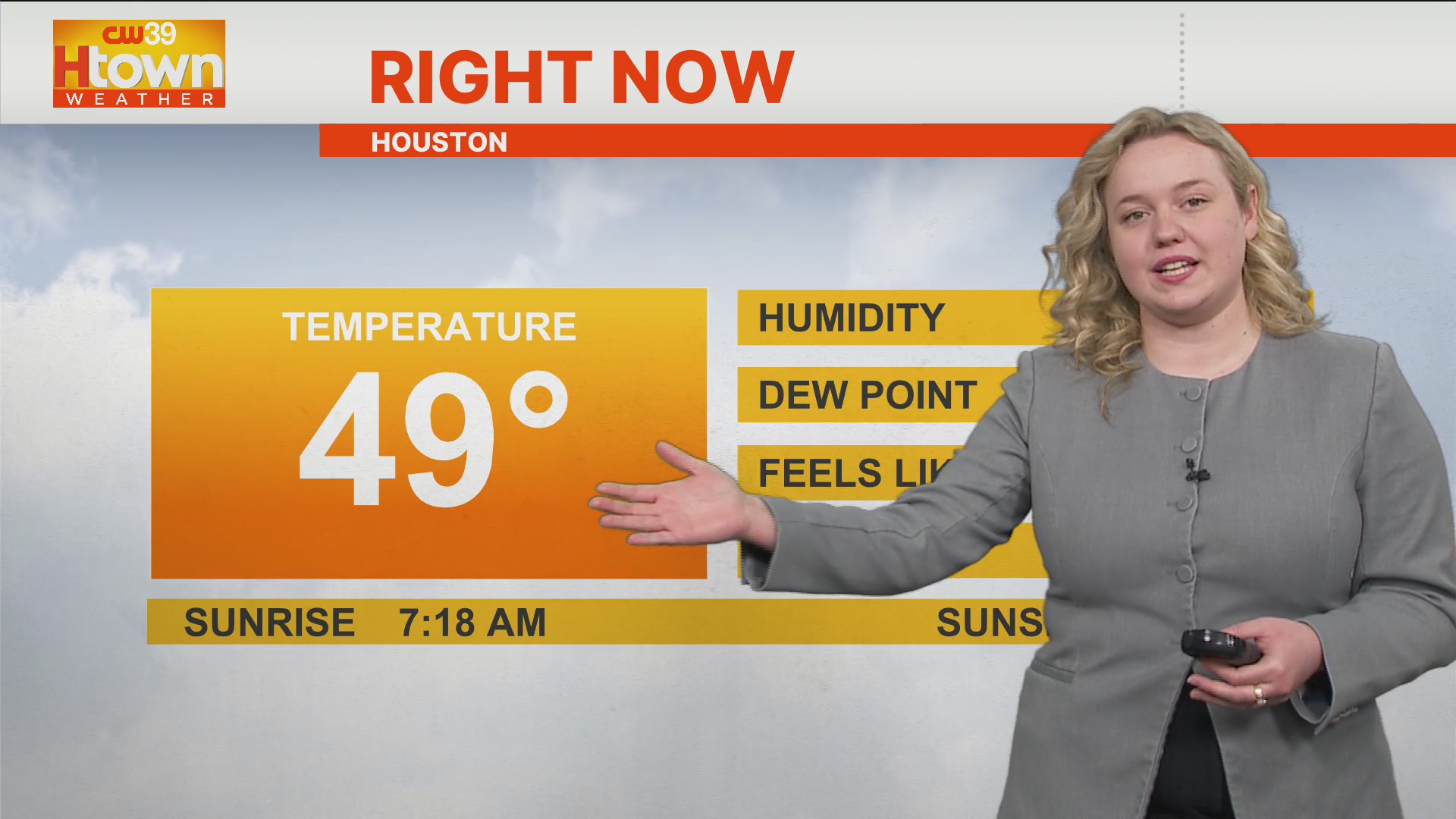 Wednesday weather forecast for Houston – Allison Gutleber – CW39 Houston