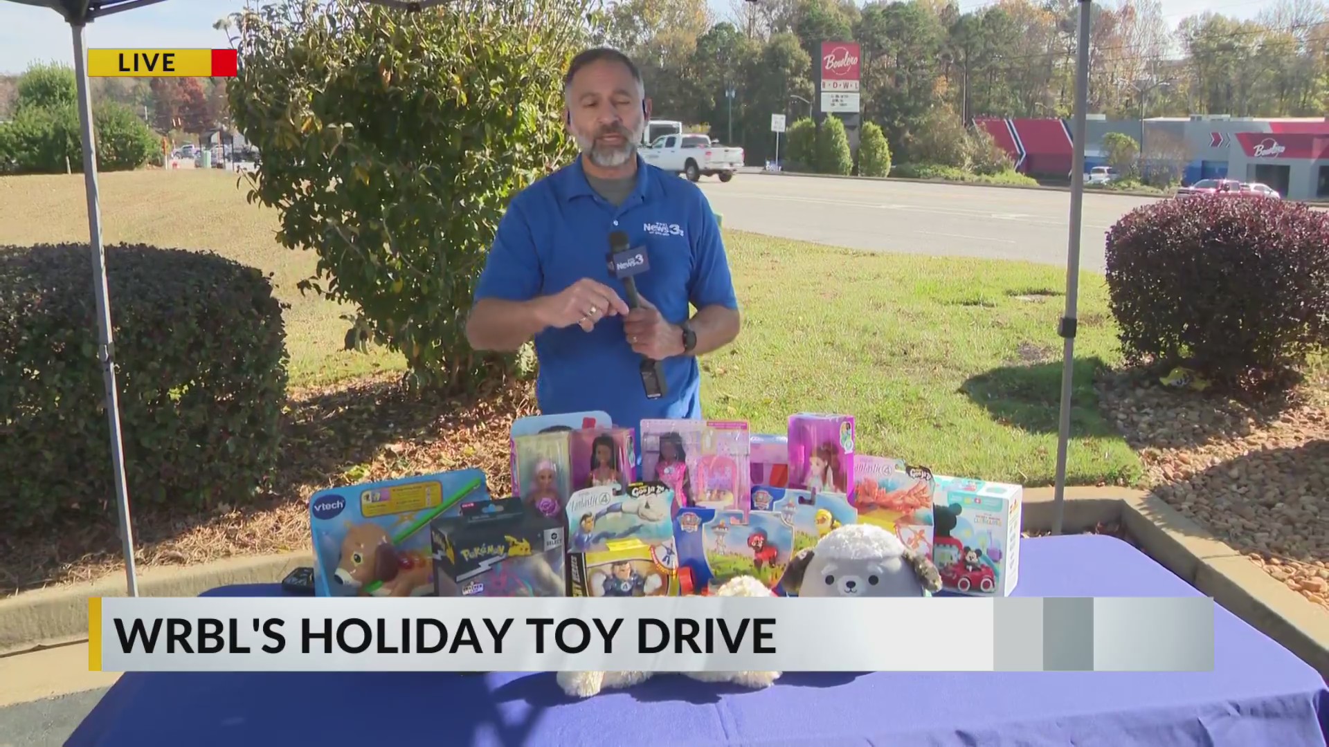 Bob Holiday Toy Drive Noon – WRBL
