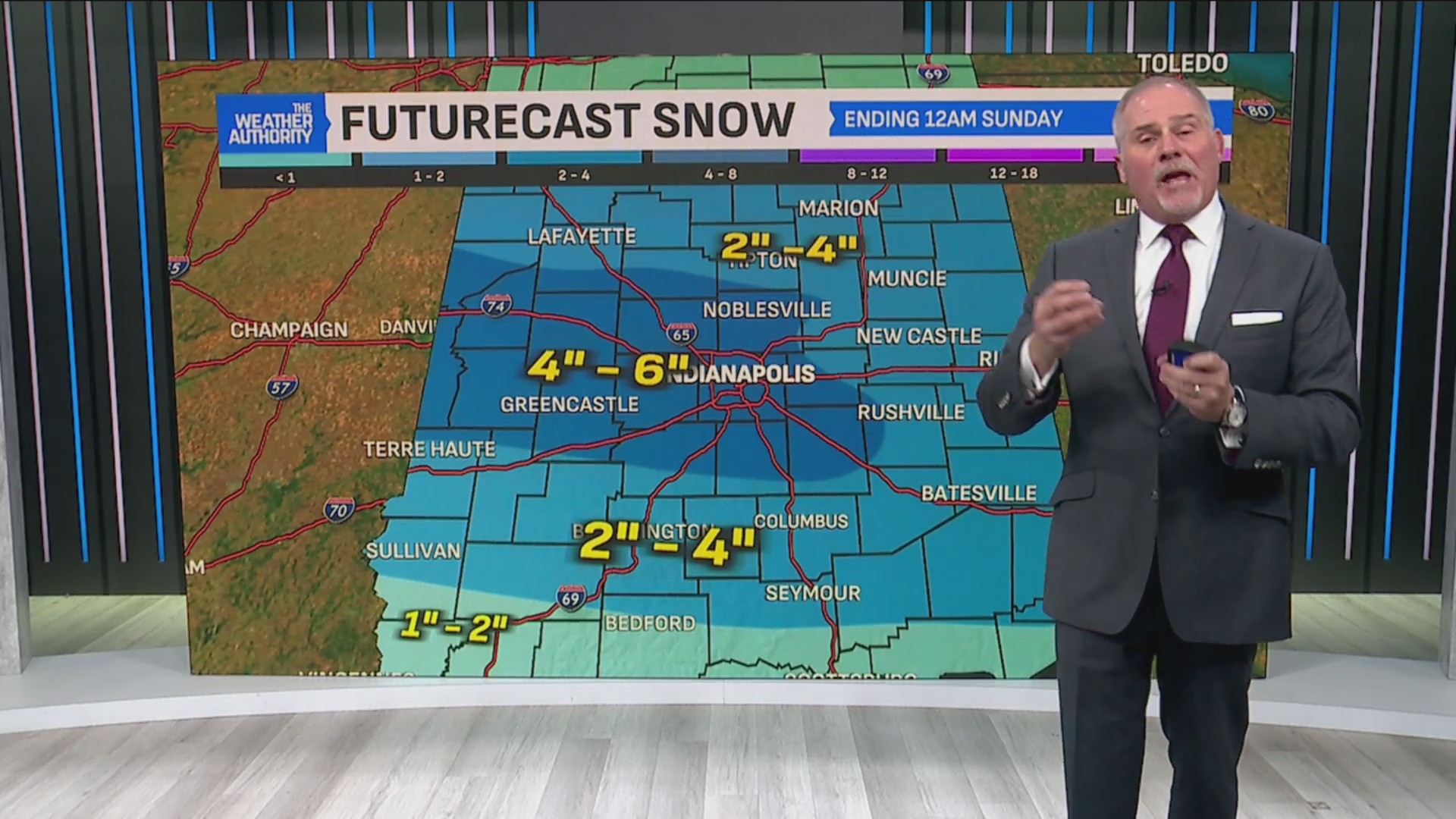 Chief Meteorologist Brian Wilkes gives his full forecast as central ...